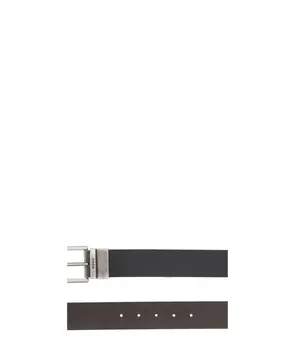 Hugo Boss Logo Engraved Buckled Belt