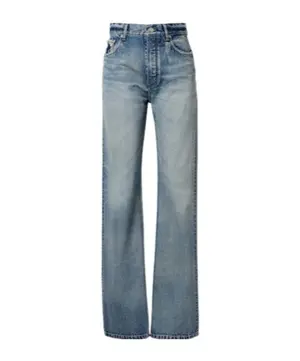 Alaïa Straight Jeans - Gray