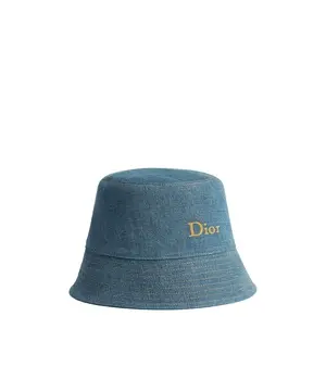 Dior Teddy-d Small Brim Bucket Hat - Blue