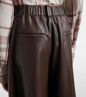 Brunello Cucinelli Leather Bermuda Shorts