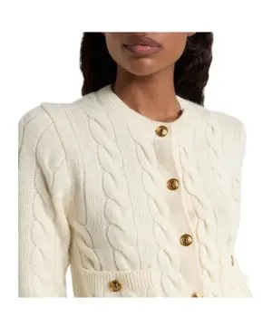 Polo Ralph Lauren Cable-knit Wool And Cashmere Cardigan