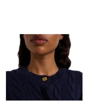 Polo Ralph Lauren Cable-knit Wool And Cashmere Cardigan