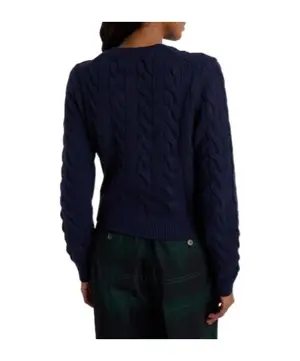 Polo Ralph Lauren Cable-knit Wool And Cashmere Cardigan