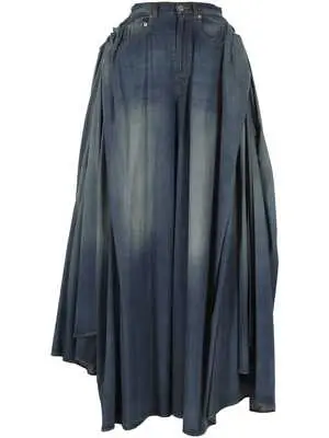 Dior Draped Regular-fit Jeans - Blue
