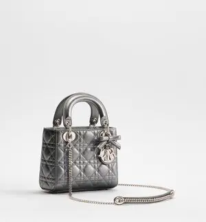 Dior Mini Lady Bag With Chain
