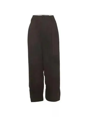 GANNI Pleated Cropped Trousers