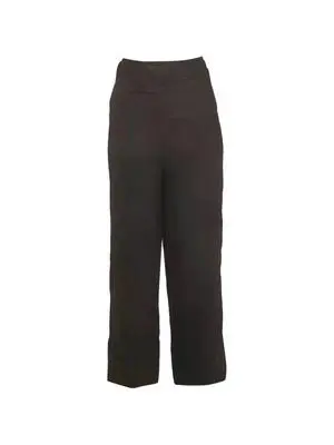 GANNI Pleated Cropped Trousers