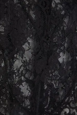 Zimmermann Velvet-trimmed Corded Lace Bodysuit