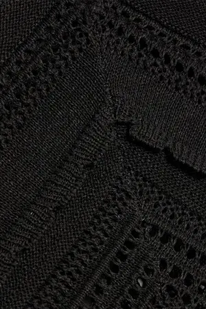 Zimmermann Pleated Pointelleknit Paperblend Tank