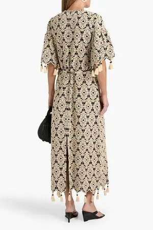 Zimmermann Crocheted Cotton Midi Dress