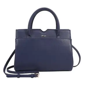 PAUL COSTELLOE Hunza Leather Grab Bag - Blue