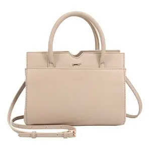 PAUL COSTELLOE Hunza Leather Grab Bag Doeskin - White