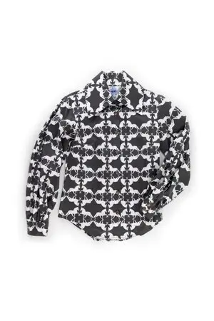 FORZA CAVALLO Mirror Horse Blouse - Black