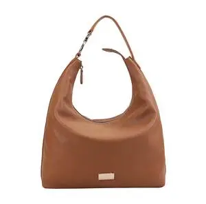PAUL COSTELLOE Ebro Leather Shoulder Bag Chipmunk - Brown