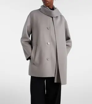 Max Mara Virgin Wool Coat - Blue