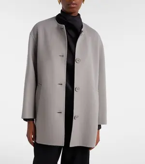 Max Mara Virgin Wool Coat - Blue