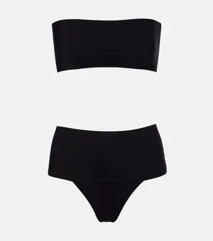 Alaïa Jersey Bikini - Black