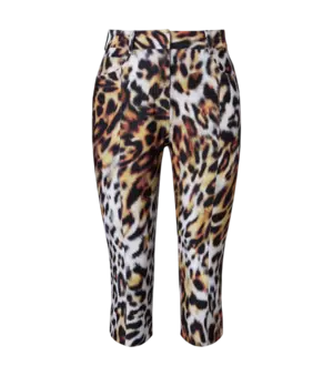 Norma Kamali Printed Capri Pants
