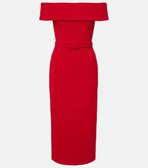 Rebecca Vallance Precious Midi Dress - Red