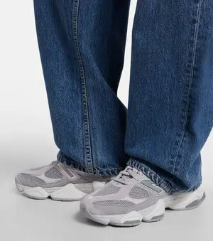 NEW BALANCE 9060 Leather-trimmed Sneakers