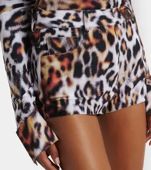 Norma Kamali Printed Shorts