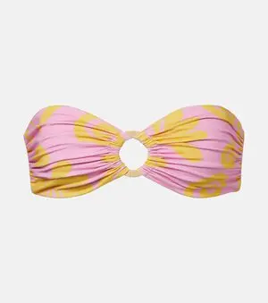 CALA DE LA CRUZ High-rise Bikini Bottoms - Pink