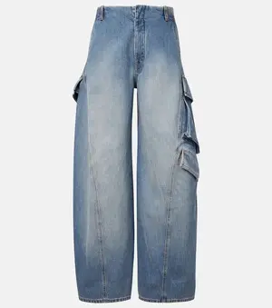 Alaïa Cargo Jeans - Blue