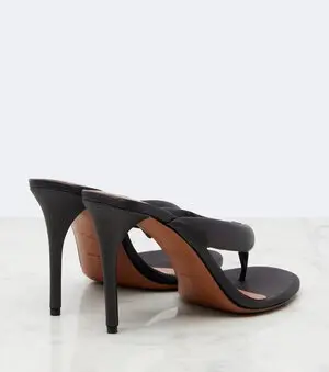 Alaïa Padded Thong Sandals