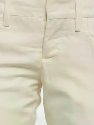 Dsquared2 Cream Tailored Cropped Trousers