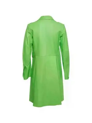 Ralph Lauren Leather Button-up Coat