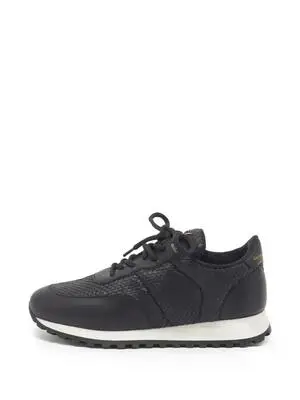 GIUSEPPE ZANOTTI Python-embossed Sneakers - Black