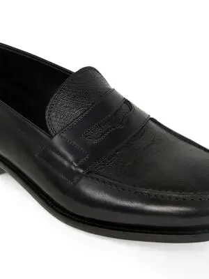 Etro Leather Loafers With Paisley Detail