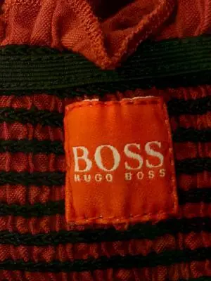 BOSS Cotton Seersucker Strapless Wide-leg Jumpsuit