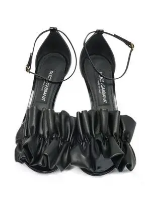 Dolce & Gabbana Keira Ruched Sandals