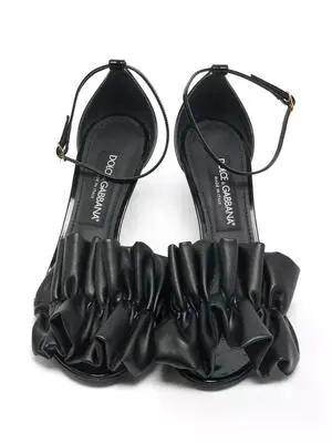 Dolce & Gabbana Keira Ruched Sandals