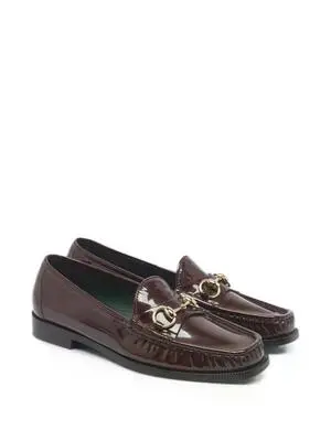 Gucci Jordaan Horsebit Loafers - Brown