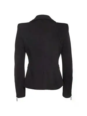 Giorgio Armani Stretch-knit Zip-up Jacket