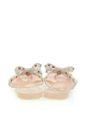 Valentino Garavani Rockstud Thong Flats - Silver