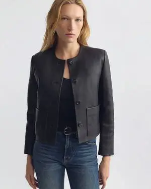 NILI LOTAN Ophelie Leather Jacket