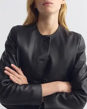 NILI LOTAN Ophelie Leather Jacket