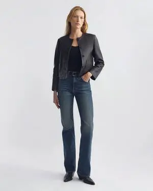 NILI LOTAN Ophelie Leather Jacket
