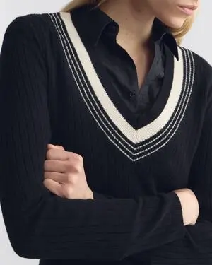 NILI LOTAN Aziel Cashmere Sweater