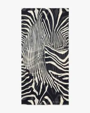 NILI LOTAN Zebra Scarf - Zebra Print
