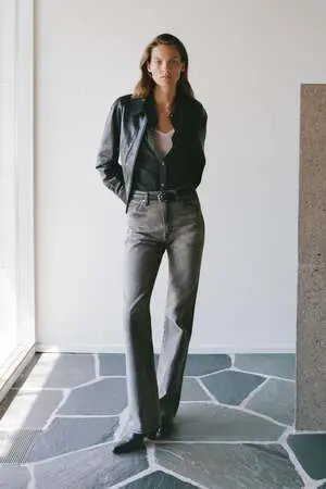 NILI LOTAN Aime Leather Bomber Jacket