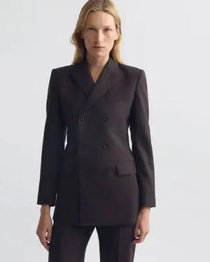 NILI LOTAN Double-breasted Wool Jacket