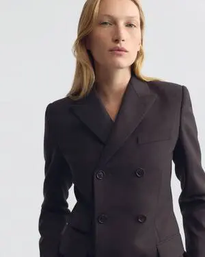 NILI LOTAN Double-breasted Wool Jacket