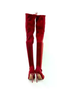 Carolina Herrera Velvet Over-the-knee Boots