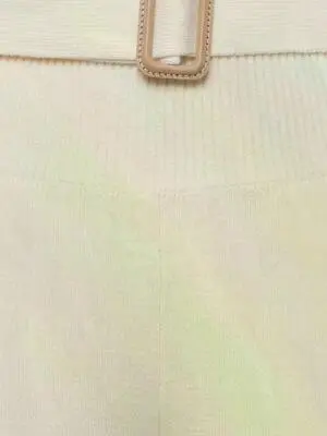 Chloé Rib-knit Track Pants With Belt