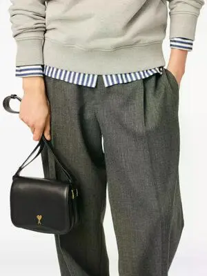 AMI Paris Cowhide Leather Bag