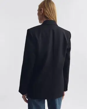 NILI LOTAN Leston Wool Blazer
